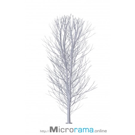 Two-branched birch 10 cm HO scale